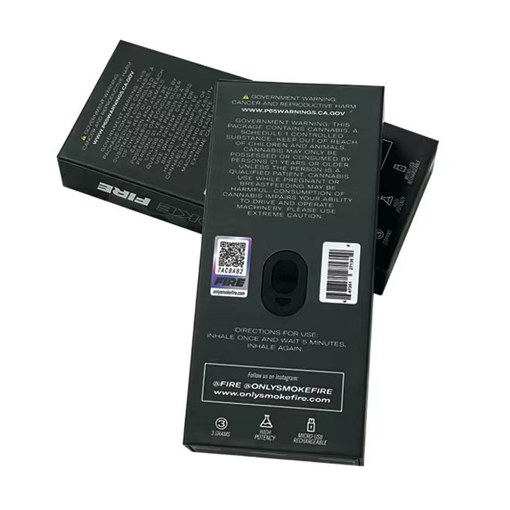 Child-Resistant Hemp Blunt Pre-Roll Dispensary Packaging Box