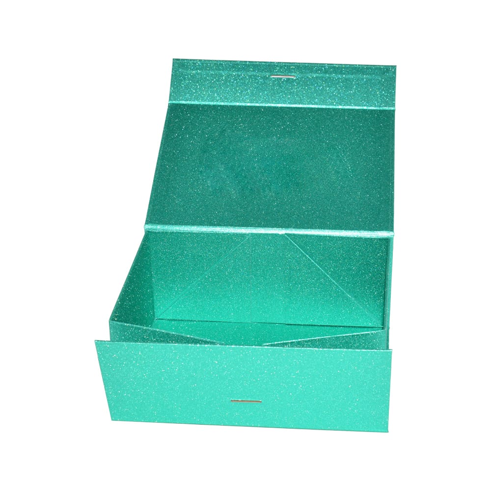 Customized Small Foldable Magnetic Gift Box With Ribbon